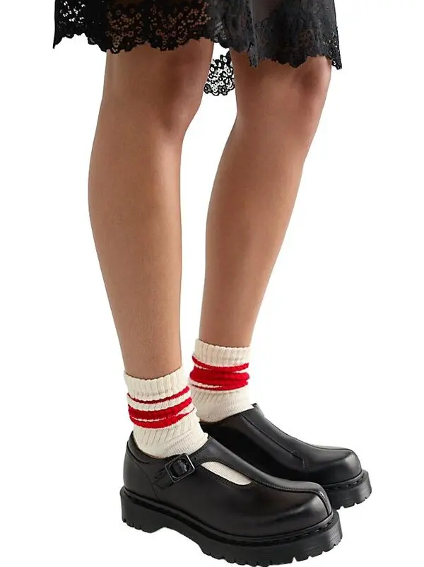 Dr. Martens Leather Rejena Mary Janes - Black