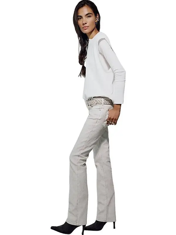 Free People We The Free Sloane Coated Stacked Skinny Jeans - White Lightning