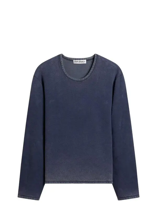 Our Legacy Alloy Star Fleece Double Lock U Neck - Grape