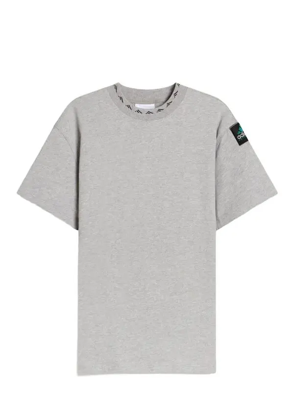 Adidas No Wash Logo T-shirt - Medium Grey Heather