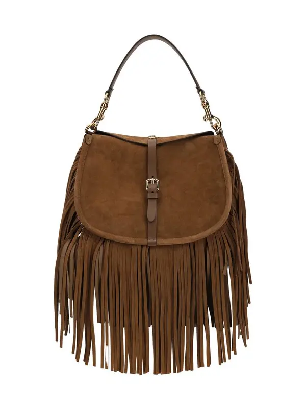 Etro Medium Pony Shoulder Bag - Brown