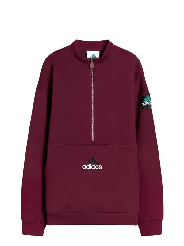 Adidas Eqt Half Zip - Maroon