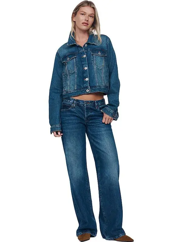 FRAME Low-rise Wide-leg Jeans - Tolerate