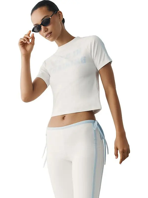 THE WILD COLLECTIVE X Mock-neck Top - White