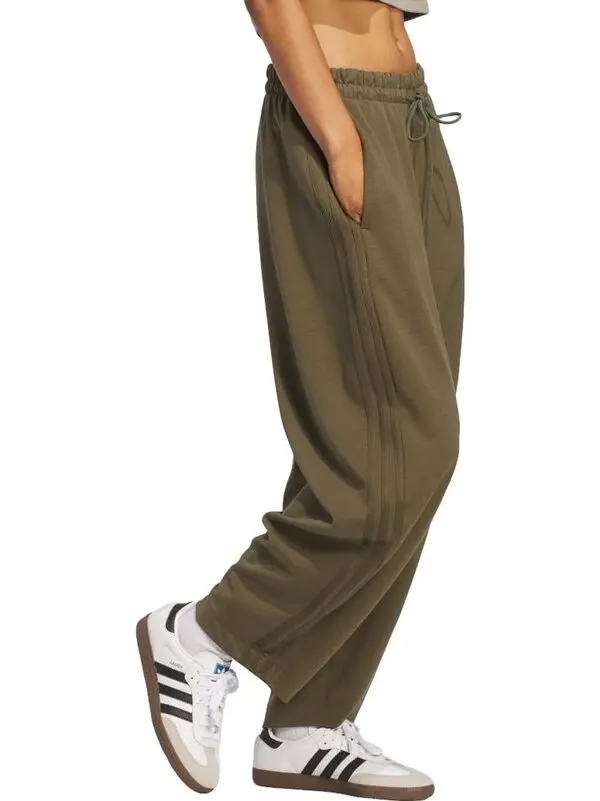 Adidas Barrel Leg Pants - Olive Strata