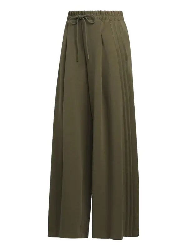 Adidas Wide Leg Trousers - Olive Strata