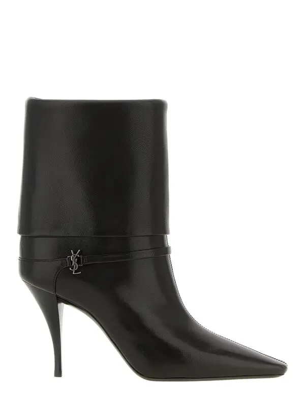 Saint Laurent Niki Ankle Boots - Brown