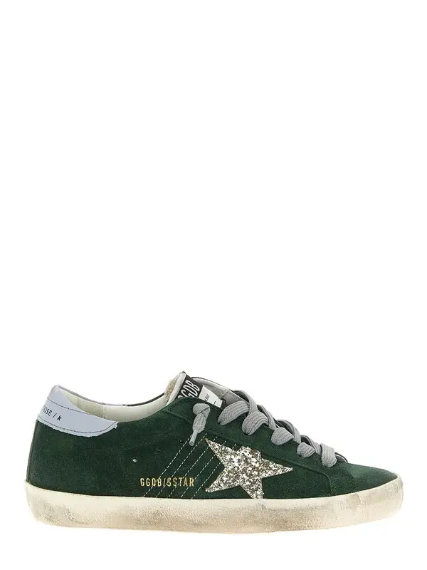 GOLDEN GOOSE Vintage Super-star Sneakers - Green
