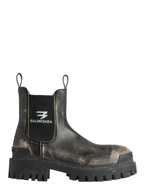 Balenciaga Strike Chelsea Boot - Black