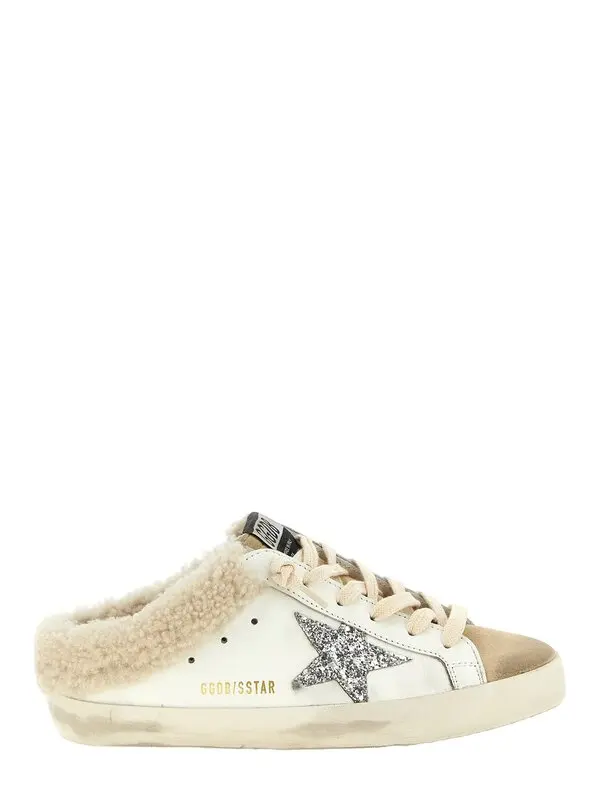 GOLDEN GOOSE Super-star Sabot Sneakers - White