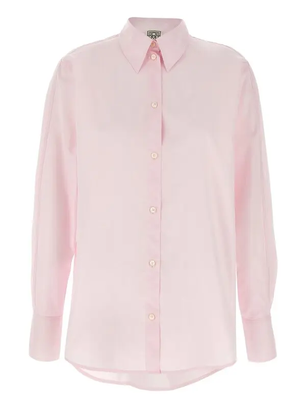 TOTEME Cotton Shirt - Pink