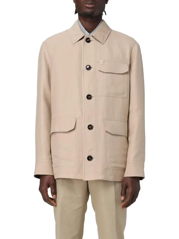 Brioni Solid Jacket - Sand