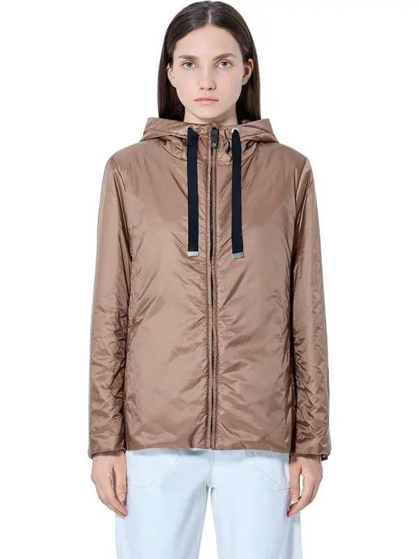 Max Mara Hooded Zip Jacket - Multicolor