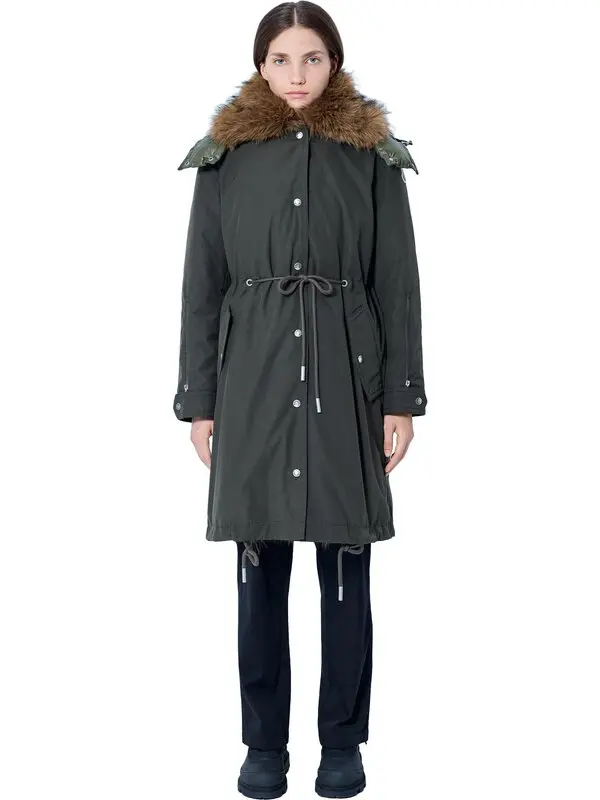 Moncler Halicte Long Parka - Multicolor