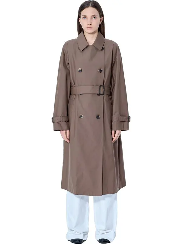 Max Mara Classic Cotton Trench Coat - Brown