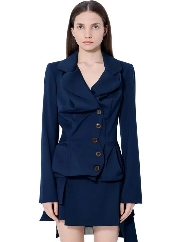 VIVIENNE WESTWOOD Drunken Tailored Blazer - Blue
