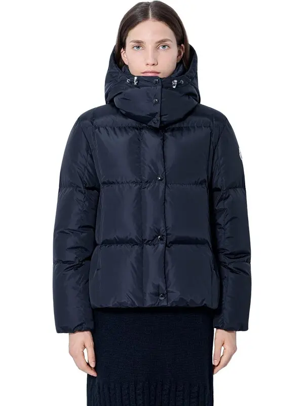 Moncler Castlenew Hooded Down Jacket - Black