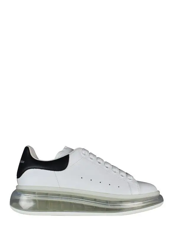 Alexander McQueen Oversize Leather Sneakers - White
