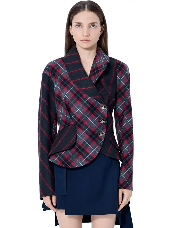 VIVIENNE WESTWOOD Stormy Plaid Blazer - Multicolor