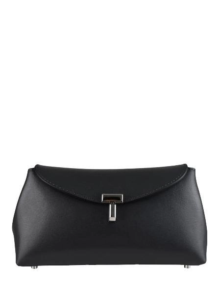 TOTEME Mini T-lock Clutch - Gray