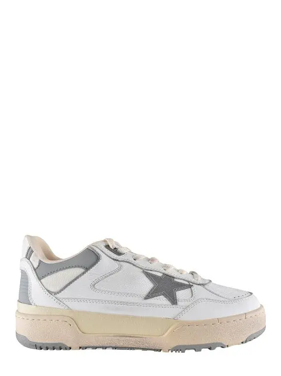 GOLDEN GOOSE Fortytwo Leather Sneakers - White