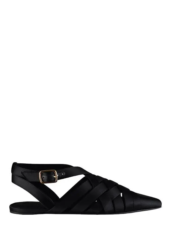 Loro Piana Silene Ballerinas - Black