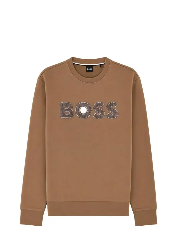 BOSS Logo Sweatshirt - Brown