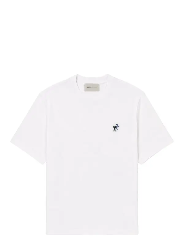 AMI Paris Logo T-shirt - White