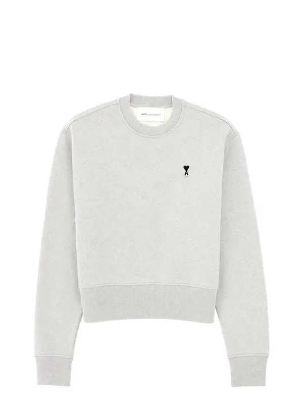 AMI Paris Logo Sweatshirt - Grey