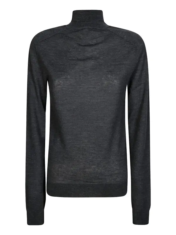 JW Anderson Turtleneck Jumper Sweater - Nero
