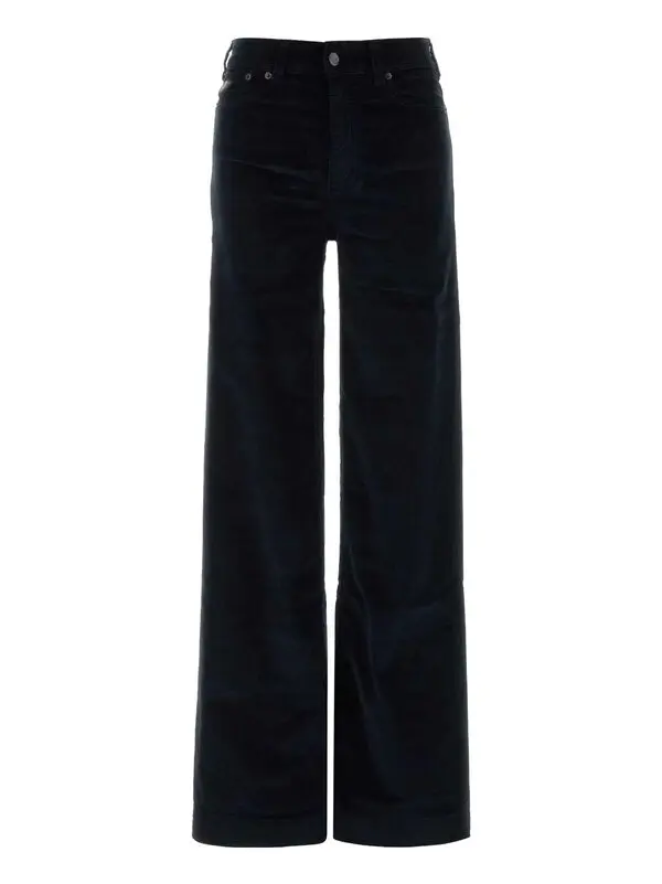 LOIS Stretch Corduroy Palazzo Pants - Blue