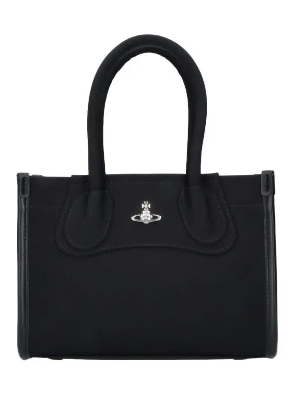 VIVIENNE WESTWOOD Top Handle Tote Bag - Black
