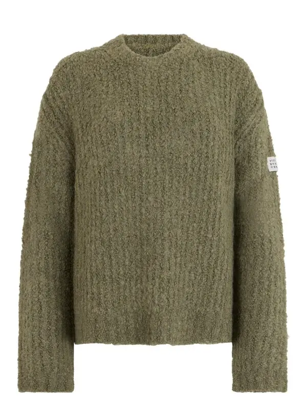 MAISON MARGIELA Soft Round-neck Long-sleeve Sweater - Green