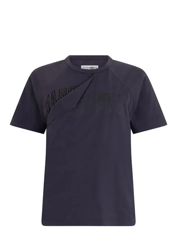 MAISON MARGIELA Short-sleeve Cotton T-shirt - Purple
