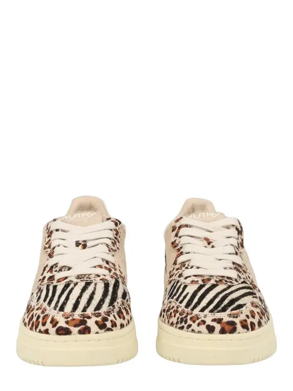 AUTRY Pony Cow Leather Sneakers - Multicolour
