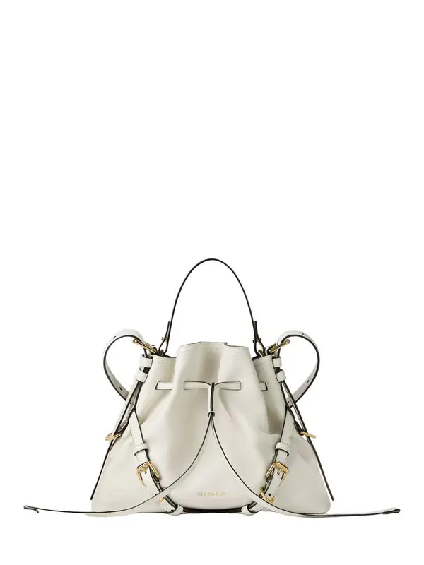 Givenchy Leather Mini Bucket Bag - Bianco