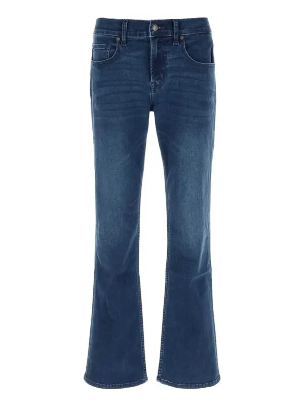 Seven For All Mankind Stretch Denim Bootcut Jeans - Blue