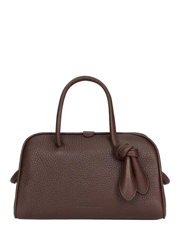 Jacquemus Le Petit Tourism Mini Leather Handbag - Brown