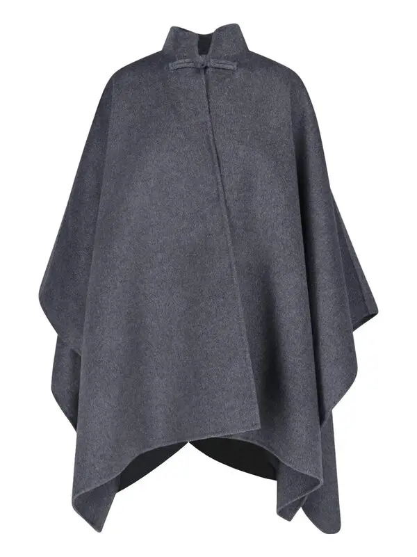 RÓHE Wool-cashmere Cape Jacket - Grey