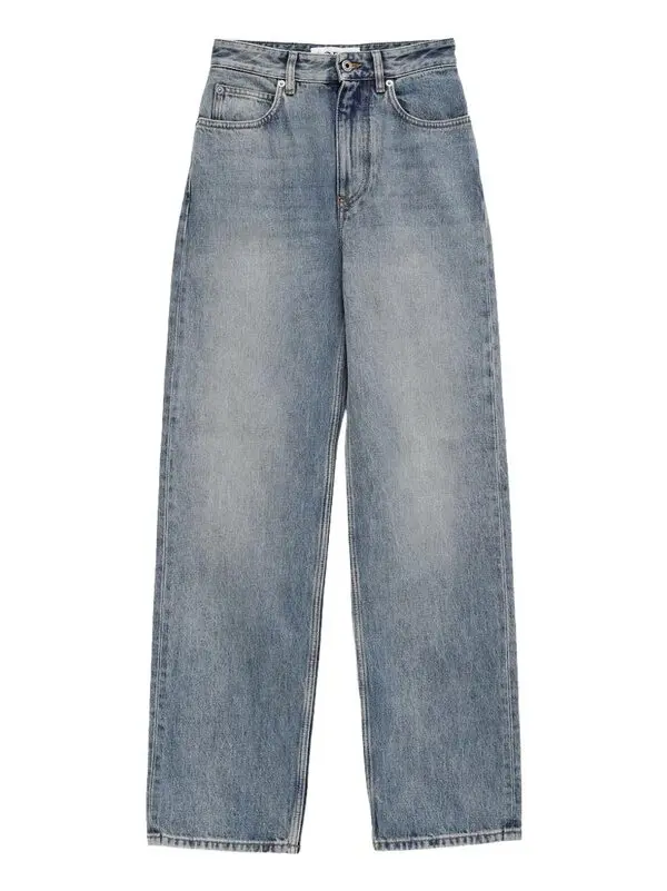 Loewe Anagram Baggy Jeans - Blue