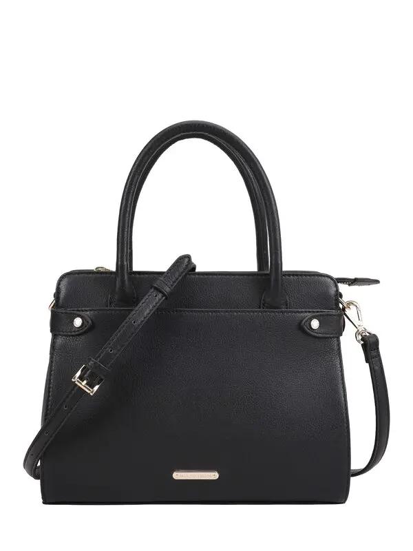 Paul Costelloe Trishuli Leather Satchel Bag - Black