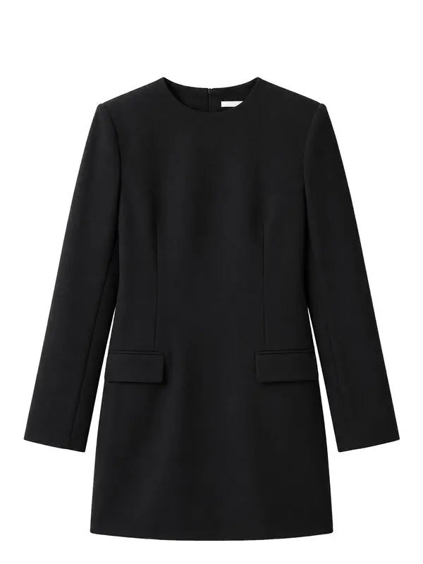 FRONT ROW SHOP Margot Reversible Tailored Blazer - Black