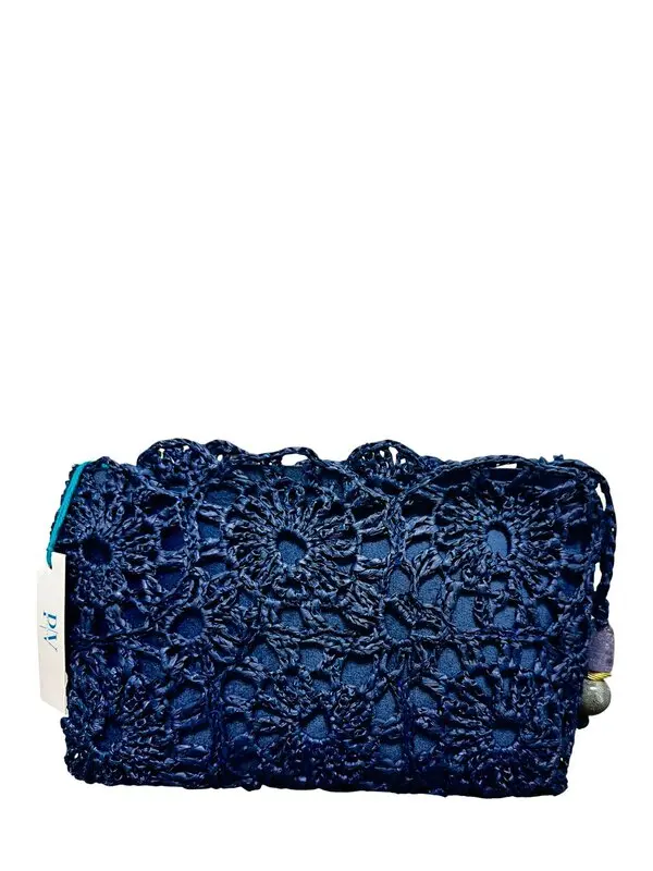 PERLAVERA Handcrafted Clutch - Blue
