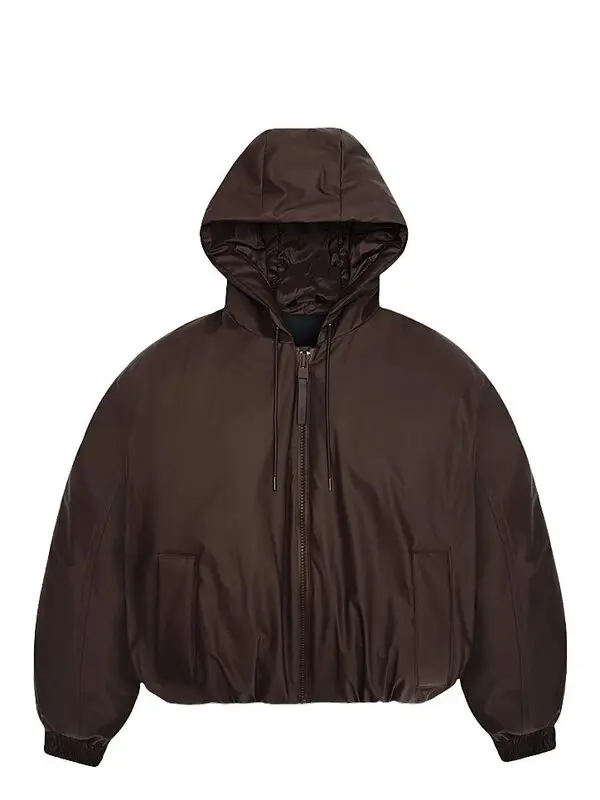 Rains Lohja Insulated Bomber Jacket - Bark