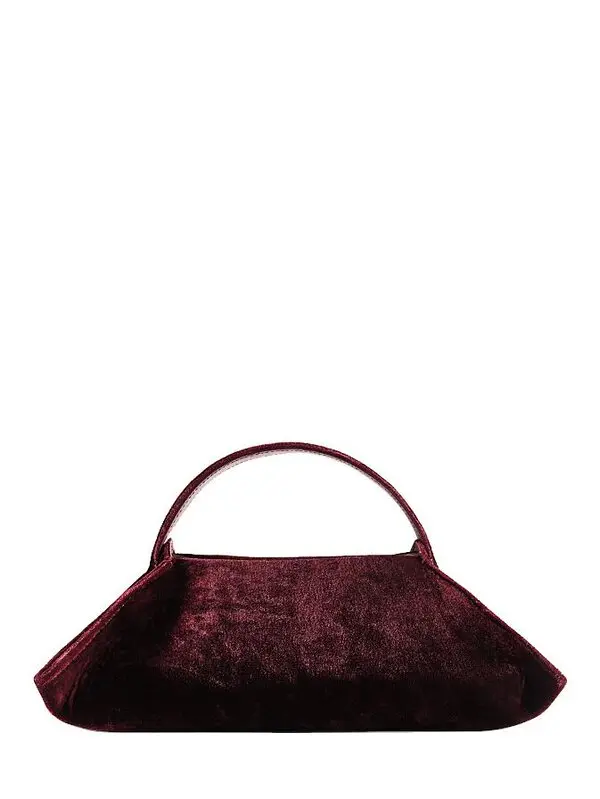 Altuzarra Origami Suede Baguette Bag - Grenache