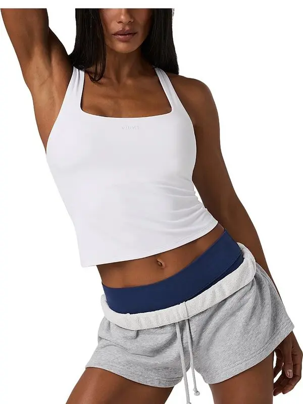 Vuori All The Form Logo Tank - White