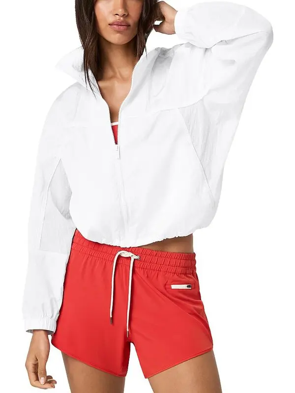 Vuori Court Full Zip Jacket - White