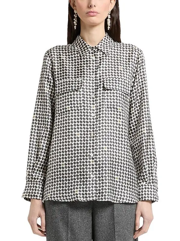 Marella Mllmaestro Silk Shirt - Wool White