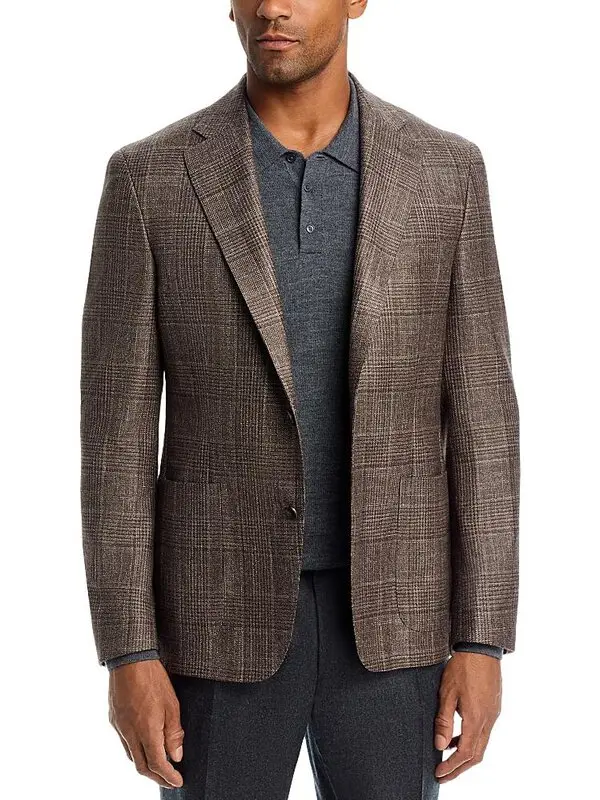 Vince Wool, Silk & Cashmere Sport Coat - Brown