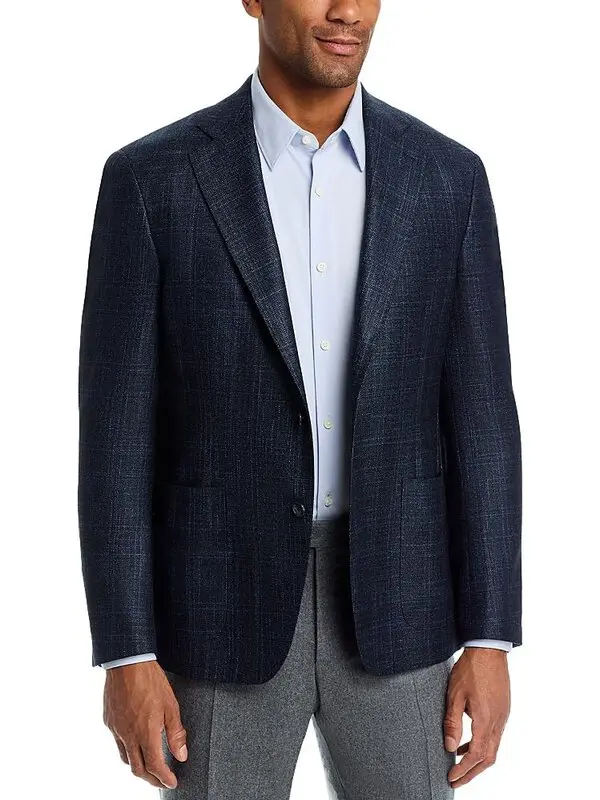 Vince Wool, Silk & Cashmere Sport Coat - Navy